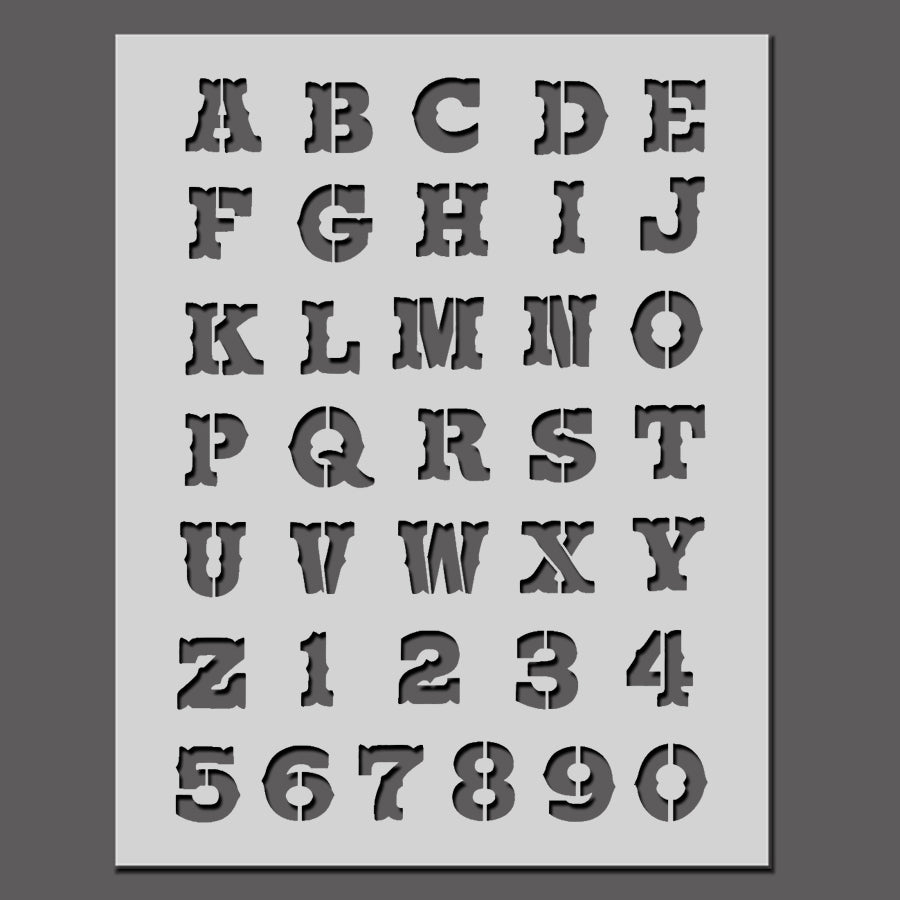 Country Western Stencils STENCILSBYJOANIESJ Stencils By Joanie Bronc